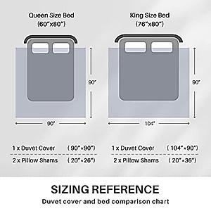 CozyQQ Cotton Duvet Cover Queen - 100% Cotton 400TC Soft Brown Spring Queen Duvet Cover Set, 3 Pieces Floral Duvet Cover with Zipper Closure, 1 Duvet Cover & 2 Pillow Shams (90x90, No Comforter)