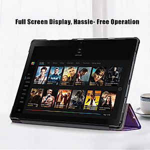 DETUOSI Slim Case for Samsung Galaxy Tab A8 10.5" 2022 (SM-X200/X205/X207), Galaxy Tab A8 10.5 inch Tablet Cover, Auto Sleep/Wake, Tri-fold Folio Flip Leather Book Cover Shell Magnetic Stand Milky way