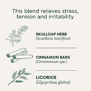 Traditional Medicinals Tea, Organic Stress Ease, Relieves Tension, Promotes Relaxation, 16 Tea Bags