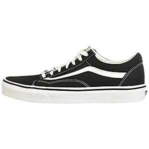 Vans Men's Old Skool Sneaker (10, (Canvas) Black/True White, numeric_10)