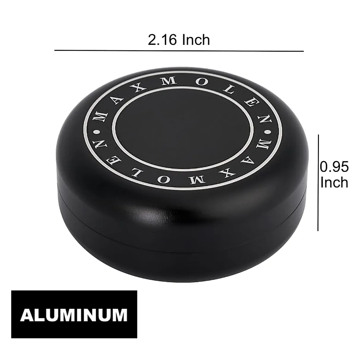 GRÄVEND Multipurpose Airtight Storage Container - 2-in-1 Set, Aluminum Storage Container, Portable Smell and Water Proof Containers for Spices and Tea