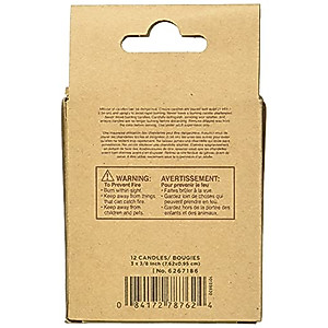 Papyrus Eco-Friendly Birthday Candles, Tie Dye (12-Count)