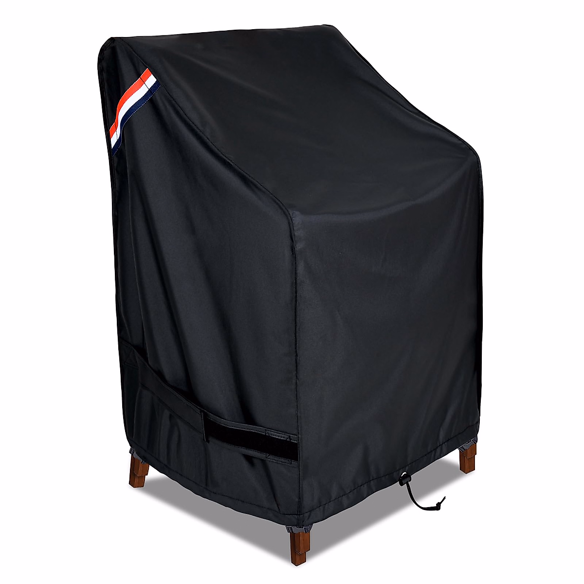 KylinLucky Stackable Patio Chairs Covers Waterproof 28W x 36D x 47H inches 1pack, Outdoor Furniture Covers Heavy Duty for 4-6 Stackable Dining Chairs