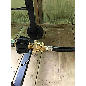 Cookingstar 5FT Propane Hose Adapter, 1lb to 20 lb Converter Replacement for Coleman Stove, Buddy Heater