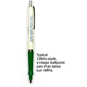 Sound Feelings Vintage Ballpoint Pen Refills, 2-Pack – Black