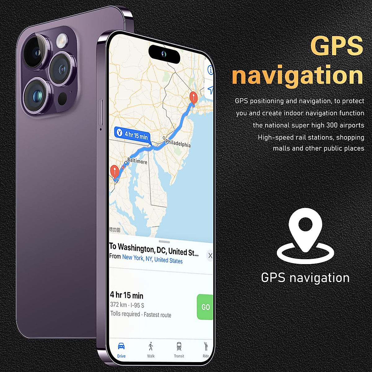 xixaomiro i14Pro 2023 Unlocked 5G Android Cell Phone 8GB + 512GB 1TB Expandable 6.7 "FHD 90Hz Display Screen 6800mAh Battery Mobile Phone 13 MP/48MP Camera Dual Sim Card (Golden)