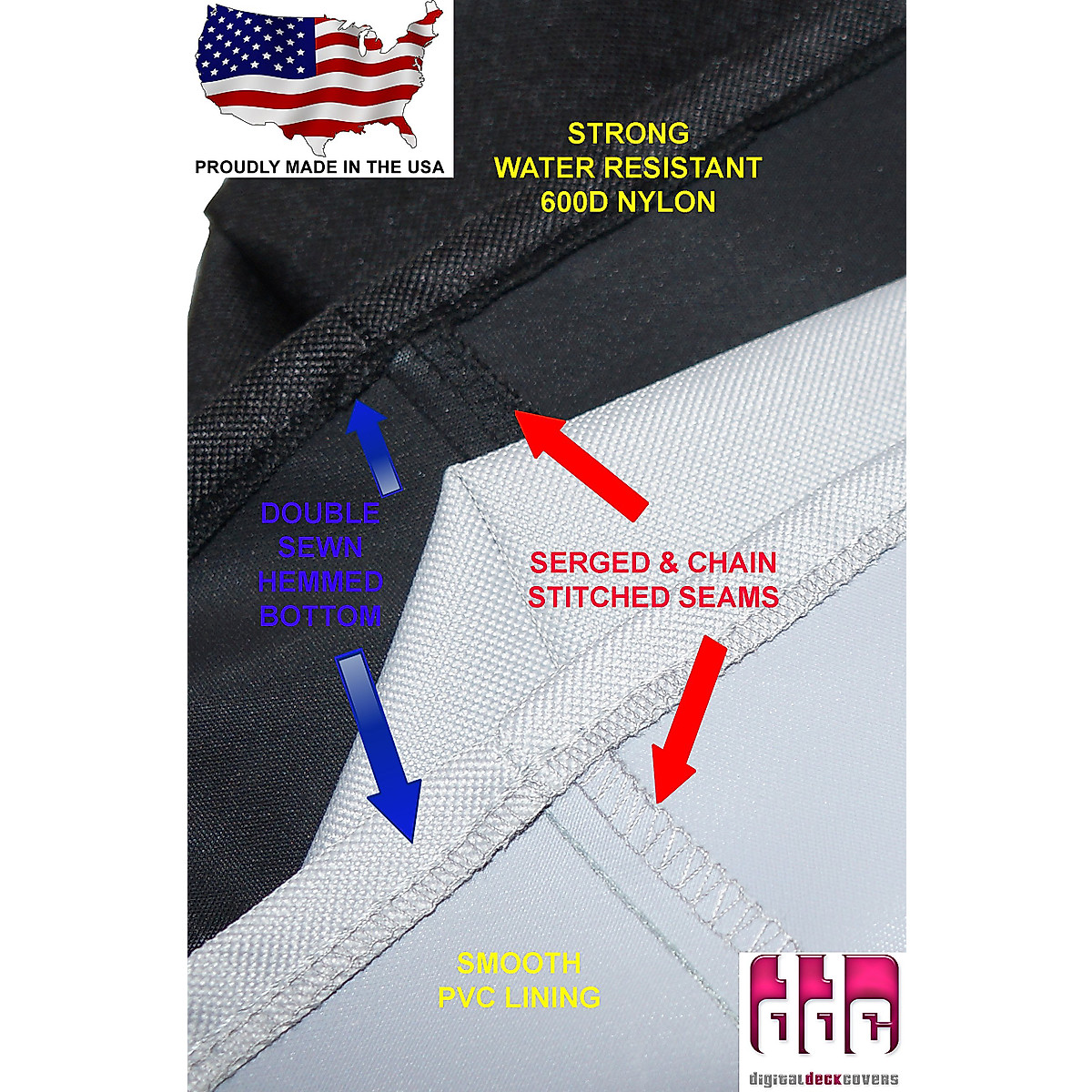 TECHNICS Turntable Dust Cover for SL-1200 / SL-1210 & Pioneer PLX-1000 Record Player Protector [Water Resistant, Antistatic, Black Premium Fabric] by DigitalDeckCovers