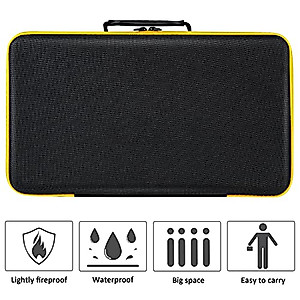 khanka Hard Storage Case Replacement for DEWALT 20V MAX XR Reciprocating Saw (DCS367B / DCS387B), 20V Max XR Rotary Hammer Drill (DCH133B / DCH263B), Case Only