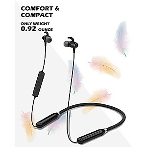 OINMELY 150Hours Playtime Bluetooth Neckband Headphones V5.0 Wireless Headset Sport Earbuds w/Mic Playtime Cordless Noise-Canceling Earphones for Gym Running Compatible with iOS Samsung Android