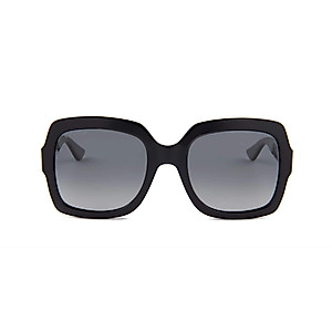 Gucci GG 0036S-011 Sunglasses, Black w/Grey Lens, 54mm
