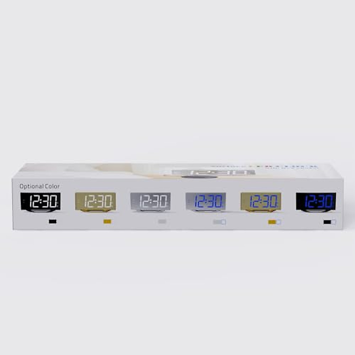 Alarm Clock for Heavy Sleepers Adults, 8.7'' Large Led Digital Mirror Alarm Clock with USB Charger, Vibrating Alarm Clock with Bed Shaker, Battery Backup Snooze Dual Alarm Dimmer, for Teens Adults