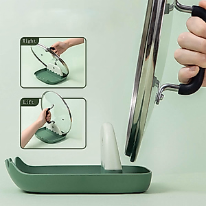 2 Packs Kitchen Spoon Rest/Spoon Holder for Stove Top, Heat-Resistant Utensil Rest with Drip Pads, BPA Free Spatula Rests Organizer for Ladles,Pot Lid,Forks. Silicone Sponge as Gifts