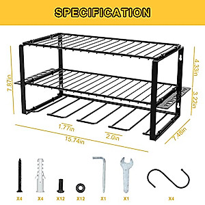 Power Tool Organizer Wall Mount, Garage Tool Organizers and Storage