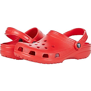 Crocs Unisex-Adult Classic Clogs (Best Sellers), Flame, 10 Women/8 Men