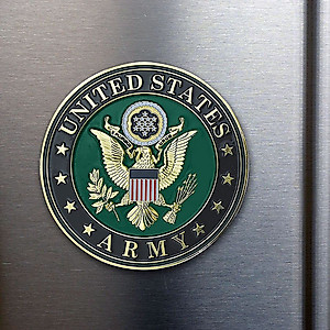 Allied Products Heroes Series Army Medallion Large Magnet - 3" diameter