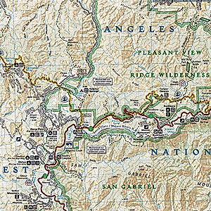 Angeles National Forest Map (National Geographic Trails Illustrated Map, 811)
