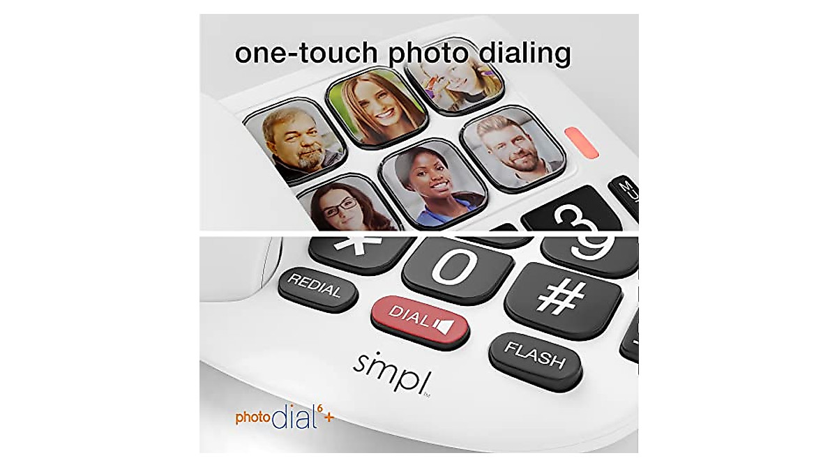 SMPL Hands-Free Dial Phone for Seniors | Easy One-Touch Use