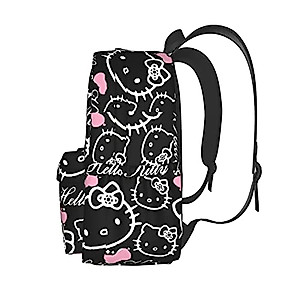 IBOBFBG Large Capacity Cute Cartoon Backpack For Men Women-Notebook Laptop Bags For Travel Hiking Camping Work Outdoor Accessories Bookbag-P15