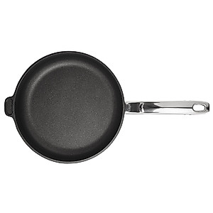 Ozeri 100% Made in Germany and Free of GenX, PFBS, Bisphenols, APEO, PFOS, PFOA, NMP & NEP Professional Series Hand Cast Ceramic Earth Fry Pan, 10-Inch, Black