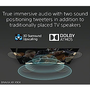 Sony 55 Inch 4K Ultra HD TV X90K Series: BRAVIA XR Full Array LED Smart Google TV with Dolby Vision HDR and Exclusive Features for The Playstation® 5 XR55X90K- 2022 Model