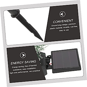 NOLITOY Tree Solar Lights Lighted Christmas Garden Solar Stake Decor Light Solar Tree Lamp Christmas Light Solar Decoration Tree Lights Outdoor Garden Decor Christmas Tree Pc Ground Plug