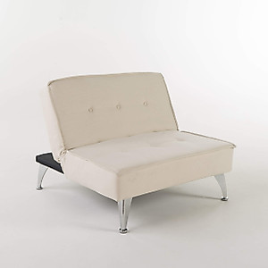Christopher Knight Home Gemma Fabric Sofa Bed, Ivory, Dimensions: 37.00”D x 36.25”W x 29.00”H