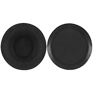 Geekria Comfort Velour Replacement Ear Pads for Sennheiser HD215, HD225 Headphones Ear Cushions, Headset Earpads, Ear Cups Cover Repair Parts (Black)
