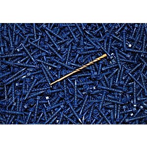 Lexar Industrial (500) Hex Washer Head 3/16 x 1-1/4 Concrete Masonry Screws Tapcon Anchor & Bit