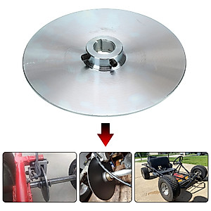 GREHUA 8" Mechanical Brake Disc 1" Bore 1/4" Keyway for Azusa 1823 Manco 9598 9597 Airheart MB-1 Yerf-Dog ASW Bristers Go Kart Predator 212cc 196cc 6.5hp GX160 Dune Buggy Drift Trike Cart Parts Rotor