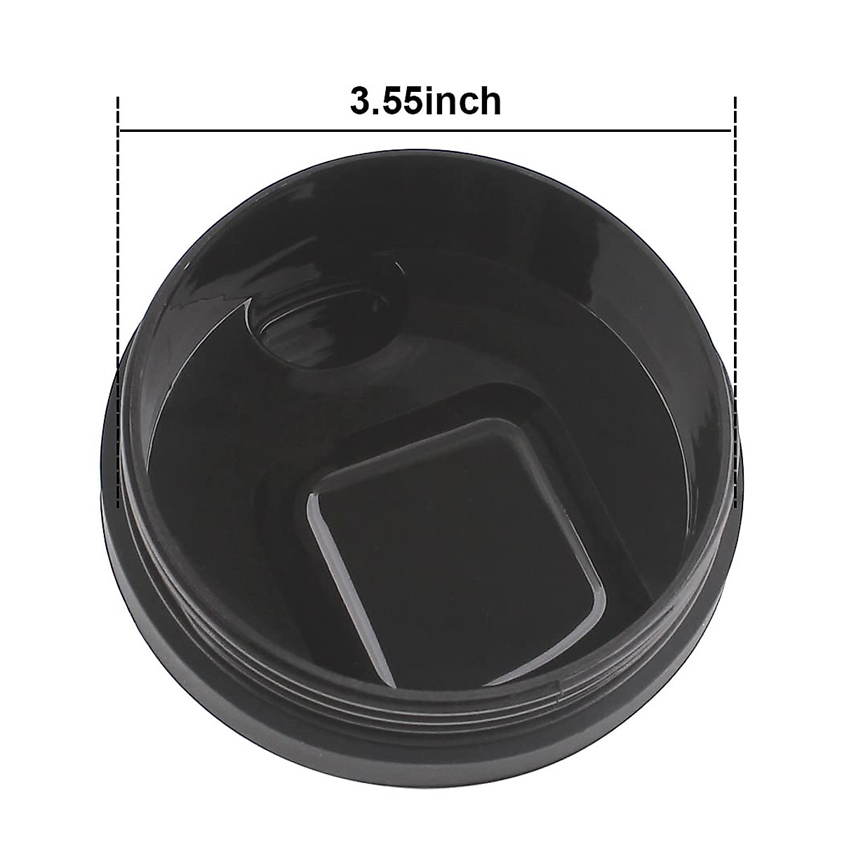 Joyparts Replacement Parts Lids for Ninja Blender, 3.55" sip & seal lids Seal Lids For Auto-iQ Ninja Blender 12oz 18oz 24oz 32oz cups