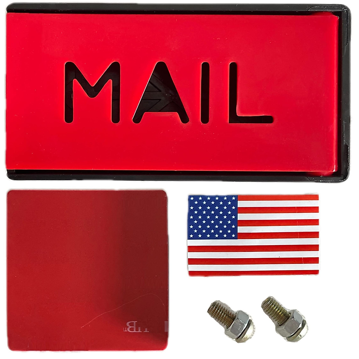 Mailbox Flags for Brick mailboxes | Mailbox Flag Replacement kit | Mailbox Red Flag | Mailbox Alert Flag | Mailbox Red Flag Replacement