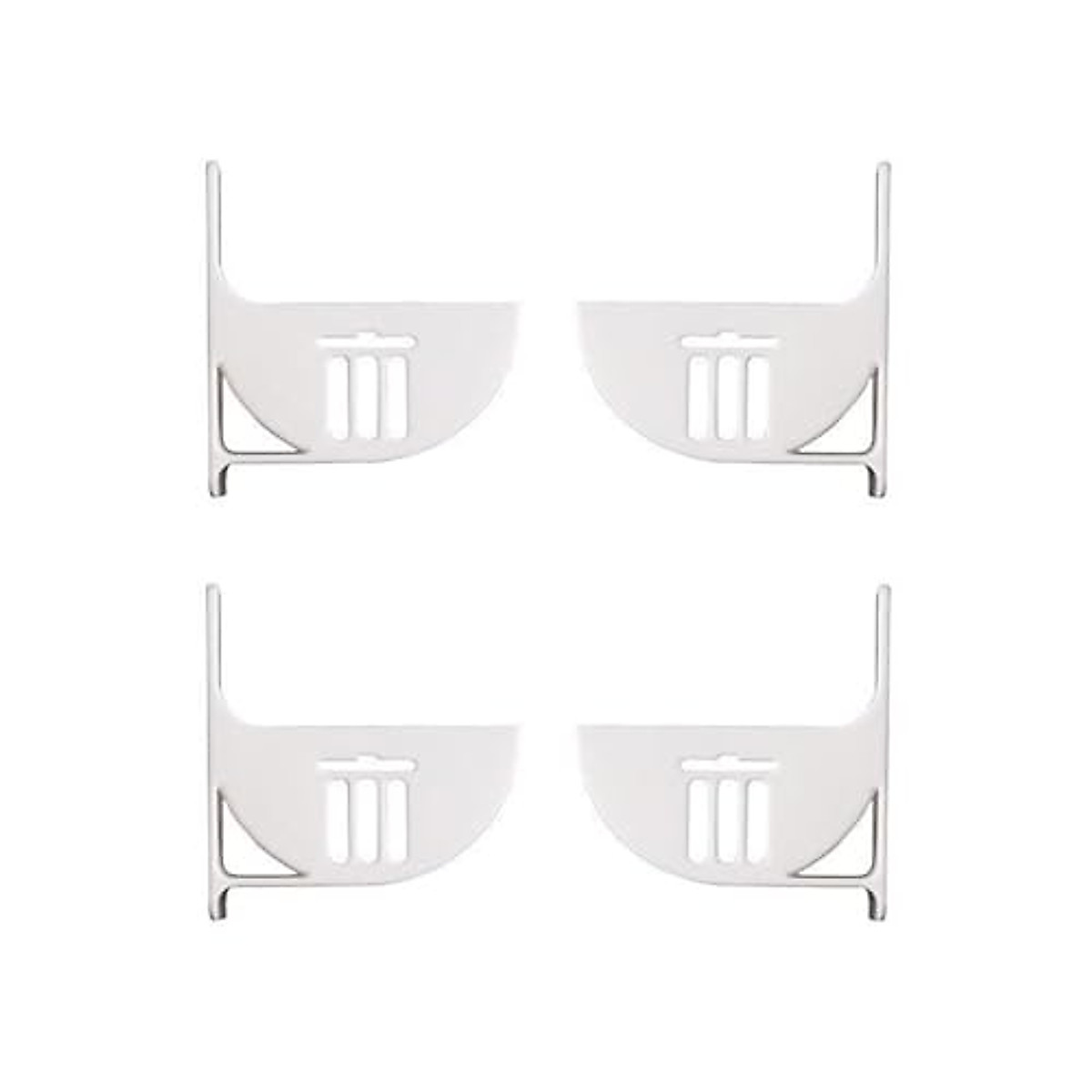 Gnbzxce Pack of 4 Versatile Storage Holders Space Saving Storage Rack Transparent Display Holder for Books Decor Items