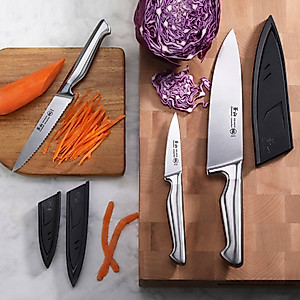 Cangshan Sanford Series 1027174 German Steel 3-Piece Knife Starter Set with Sheaths