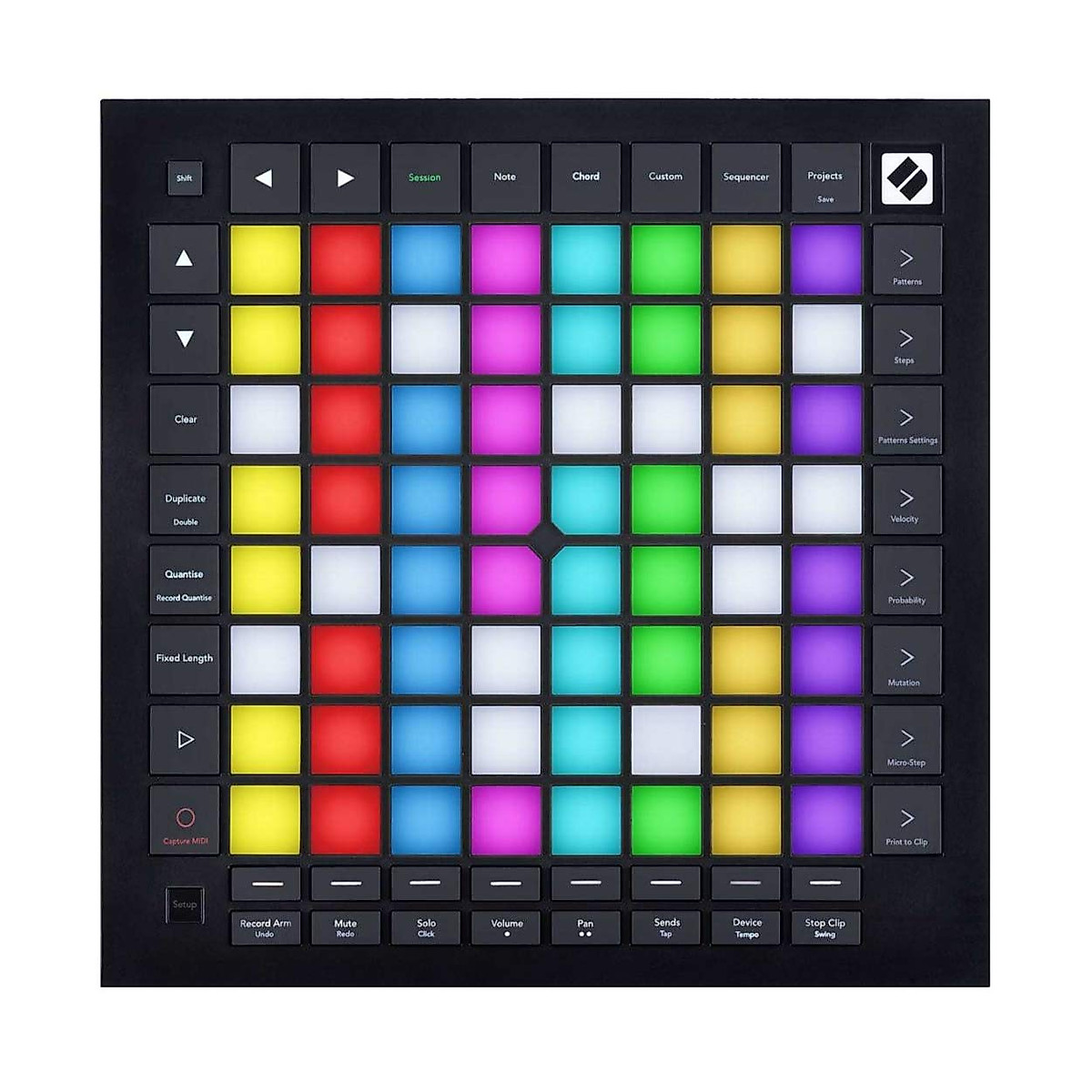 Novation Launchpad Pro MK3 Bundle with Over-Ear Headphones and 3.0 4 Port USB Hub (3 Items)