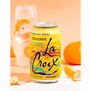 LaCroix Sparkling Water, Tangerine, 12 Fl Oz (pack of 8)