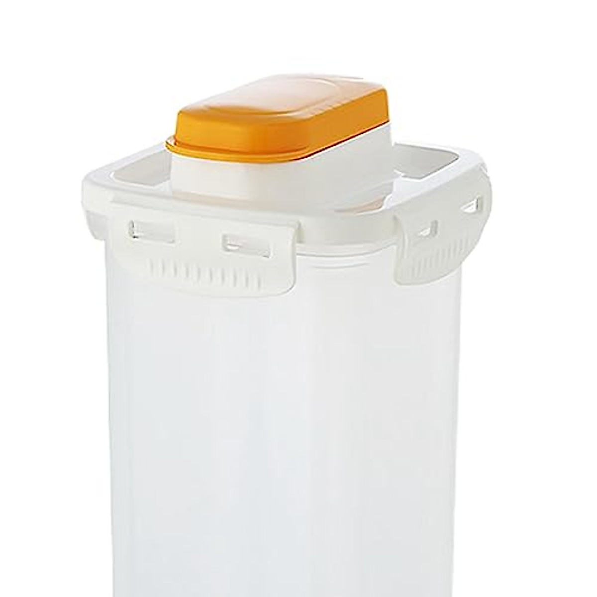 figatia Washing Powder Storage Box Clear Airtight Laundry for Pet Food Kitchens Oatmeal