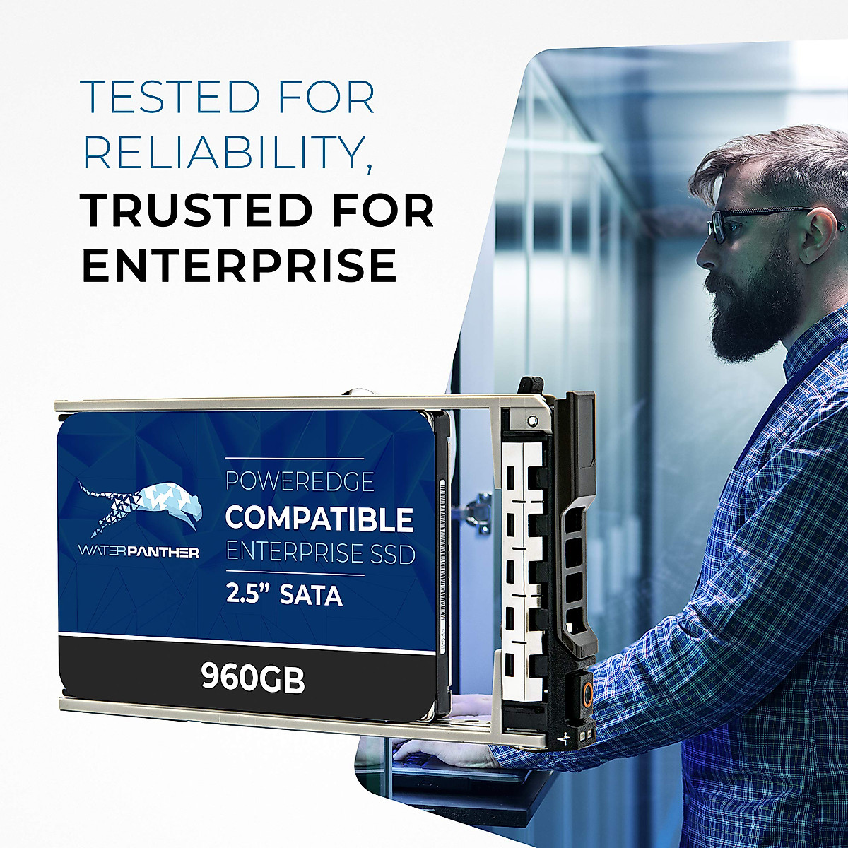 960GB SATA 6Gb/s 2.5" SSD for Dell PowerEdge Servers | Enterprise Drive in 13G Tray