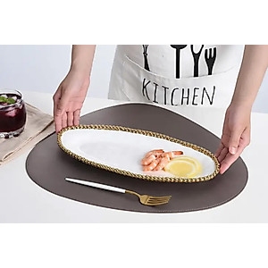 Pampa Bay Golden Salerno Small Oval Serving Piece