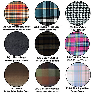 ScarfDeals - Cashmere Wool Feel Scarf Warm Soft Lightweight Scottish Scotland Nova Check Tartan Plaid Gift For Men Women Kids (Camel tan beige Classic BB Vintage Tartan Z3)