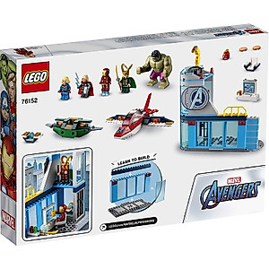 LEGO Marvel Avengers Wrath of Loki 76152 Building Toy with Marvel Avengers Minifigures and Tesseract; Great Gift for Kids Who Love Captain Marvel, Iron Man and Thor (223 Pieces)