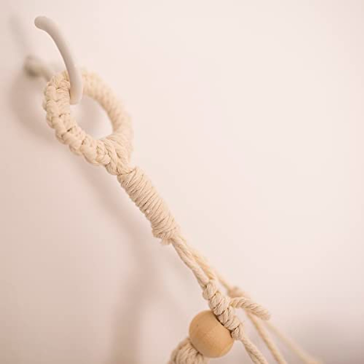 MAKEONEWO Stuffed Animal Net or Hammock -Handmade Large Macrame Toy Hammock Organizer Stuffed Animal Display Corner Hanging Net Plush