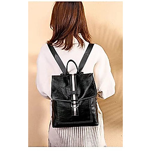 Women Backpack Purse PU Leather Shoulder Bag Travel Bag Handbag Casual Fashion Multifunctional Design Satchel Bags Anti-theft