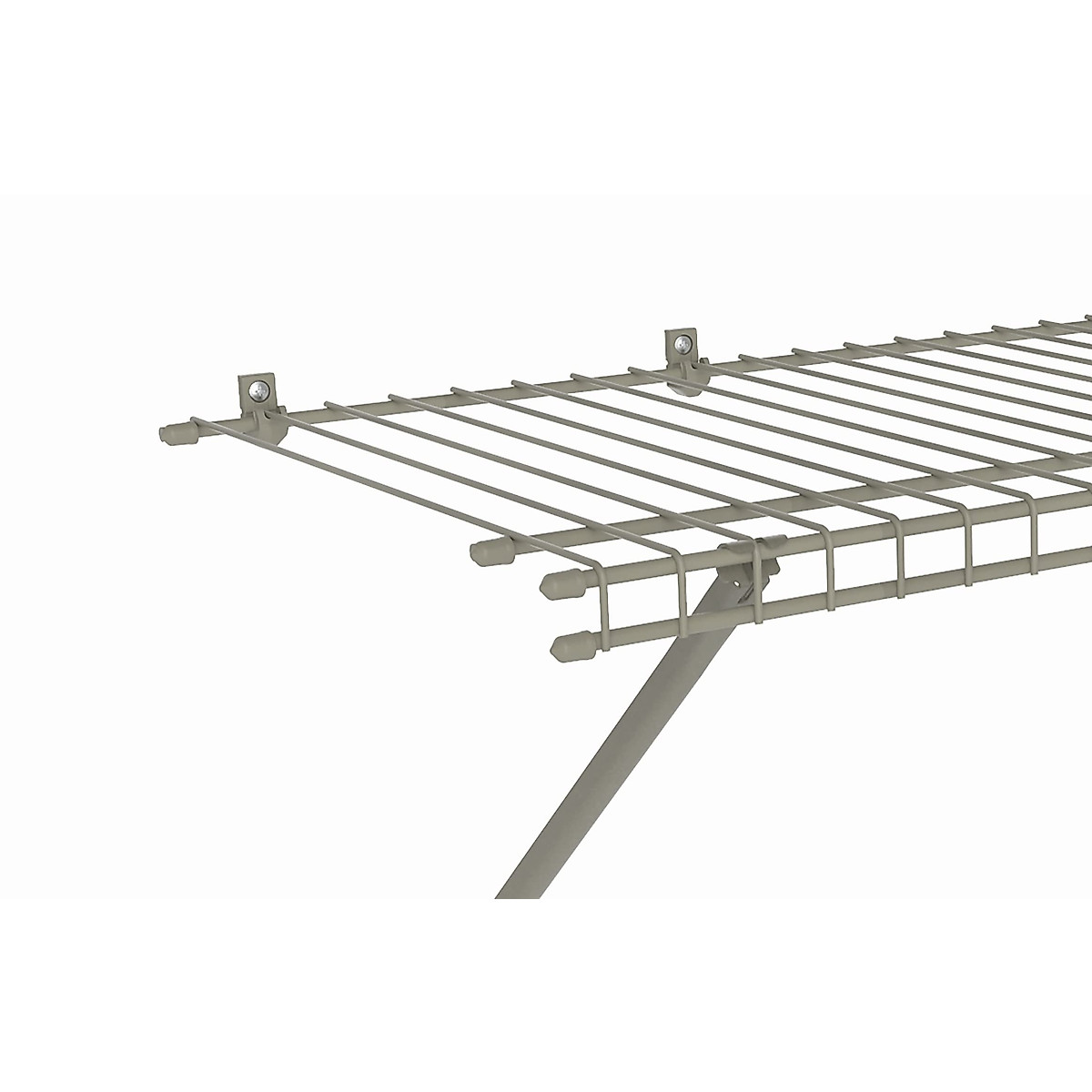 ClosetMaid Wire Shelf End Caps, 20-Pack, for Ventilated Wire Shelving with Nickel Finish, Small Size for 4 Gauge Wire