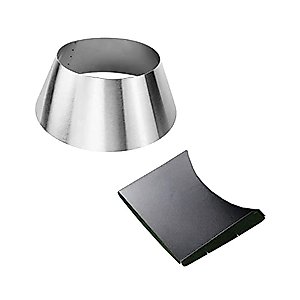 QuliMetal Grill Table Shelf and BBQ Whirlpool for Weber 22 Inches Kettle Charcoal Grills