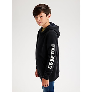 Burton Kids' Elite Pullover Hoodie, True Black, S