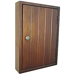 D-Art Collection United Key Holder Box Curio in Mahogany Wood