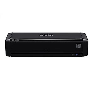 Epson WorkForce ES-300W Wireless Color Portable Document Scanner with ADF for PC and Mac, Sheet-fed and Duplex Scanning