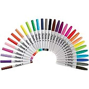 Sharpie Special Collectors Edition Permanent Markers and Dragon Coloring Pages, Fine and Ultra Fine Point, 30 Count