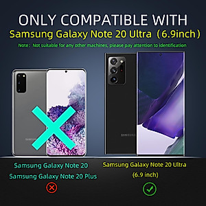 FRLMOOES Magnetic for Samsung Galaxy Note 20 Ultra Case Compatible with MagSafe & Wireless Charging Grade Drop Protection with Invisible Stand&Camera Protection,with Screen Protector Shockproof Purple