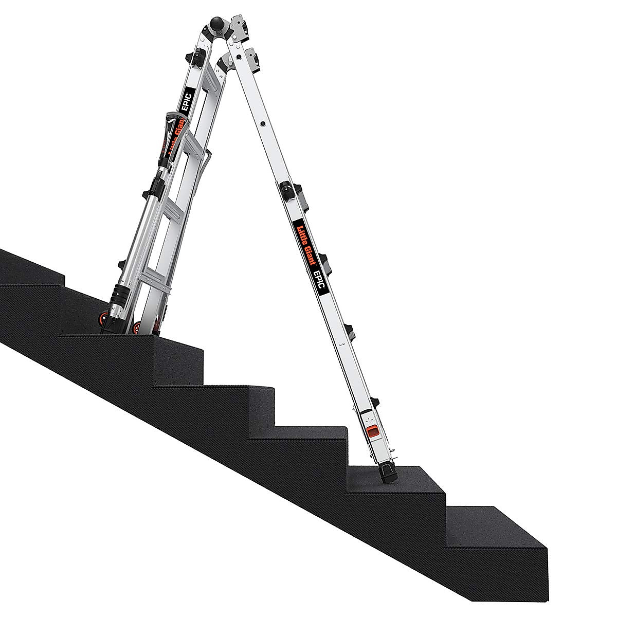Little Giant Ladders, Epic, M17, 17 foot, Multi-Position Ladder, Aluminum, Type 1A, 300 lbs weight rating, (16817-818)